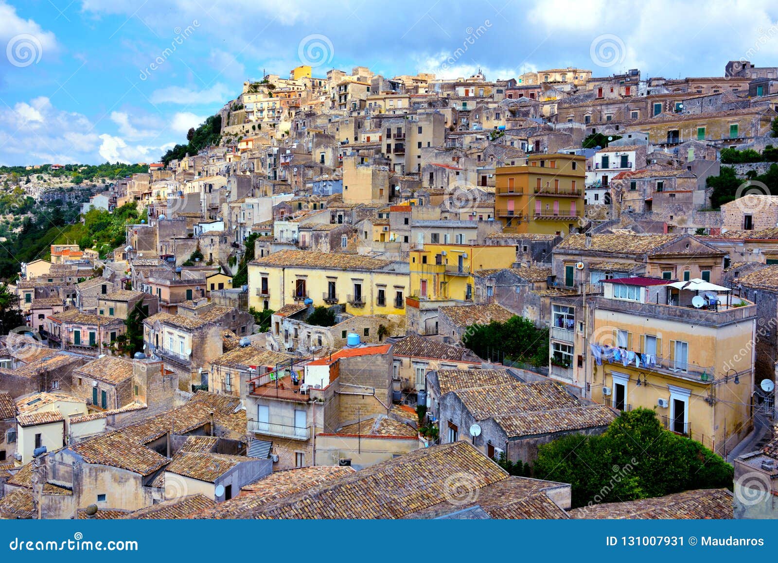 Modica Sicily Italy stock image. Image of tourism, ancient - 131007931