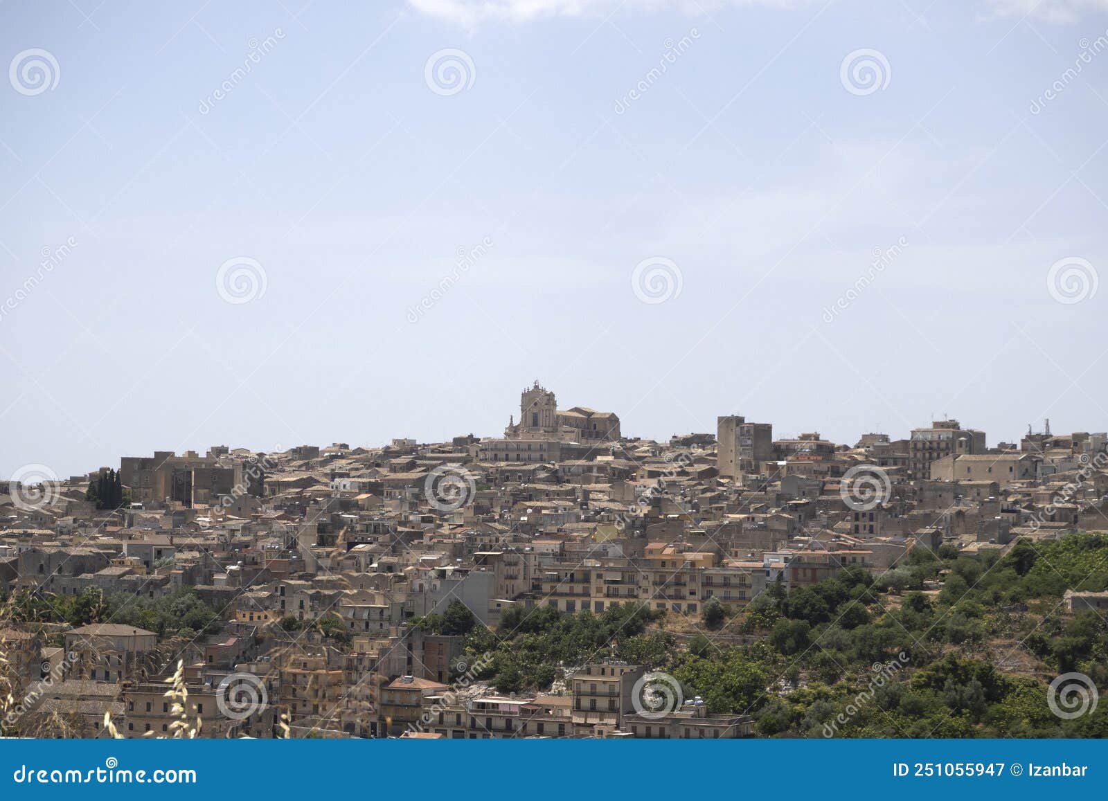 Modica Sicily Village Cityscape View Stock Image - Image of tourist ...
