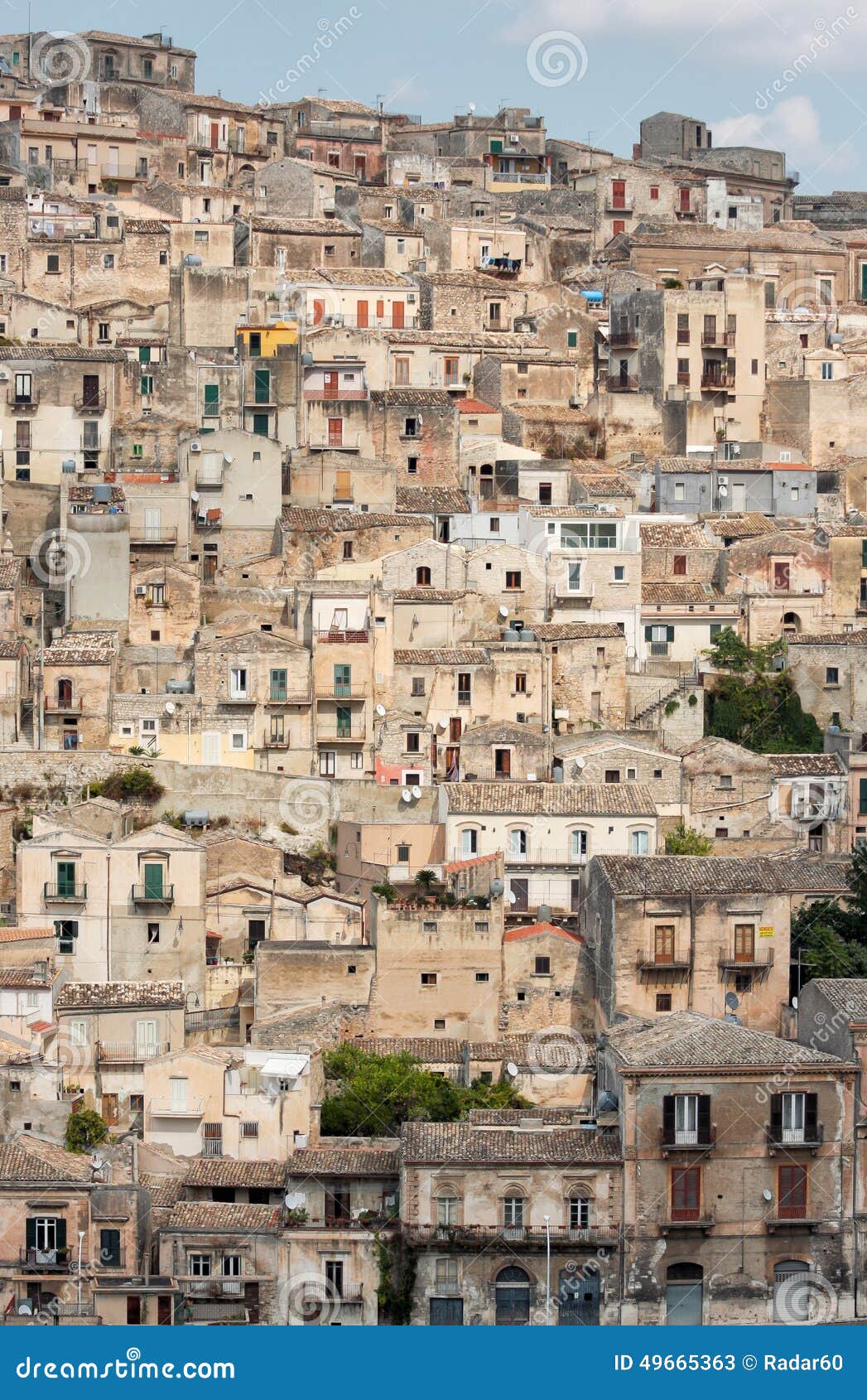 Modica, Sizilien, Italien stockbild. Bild von häuser - 49665363