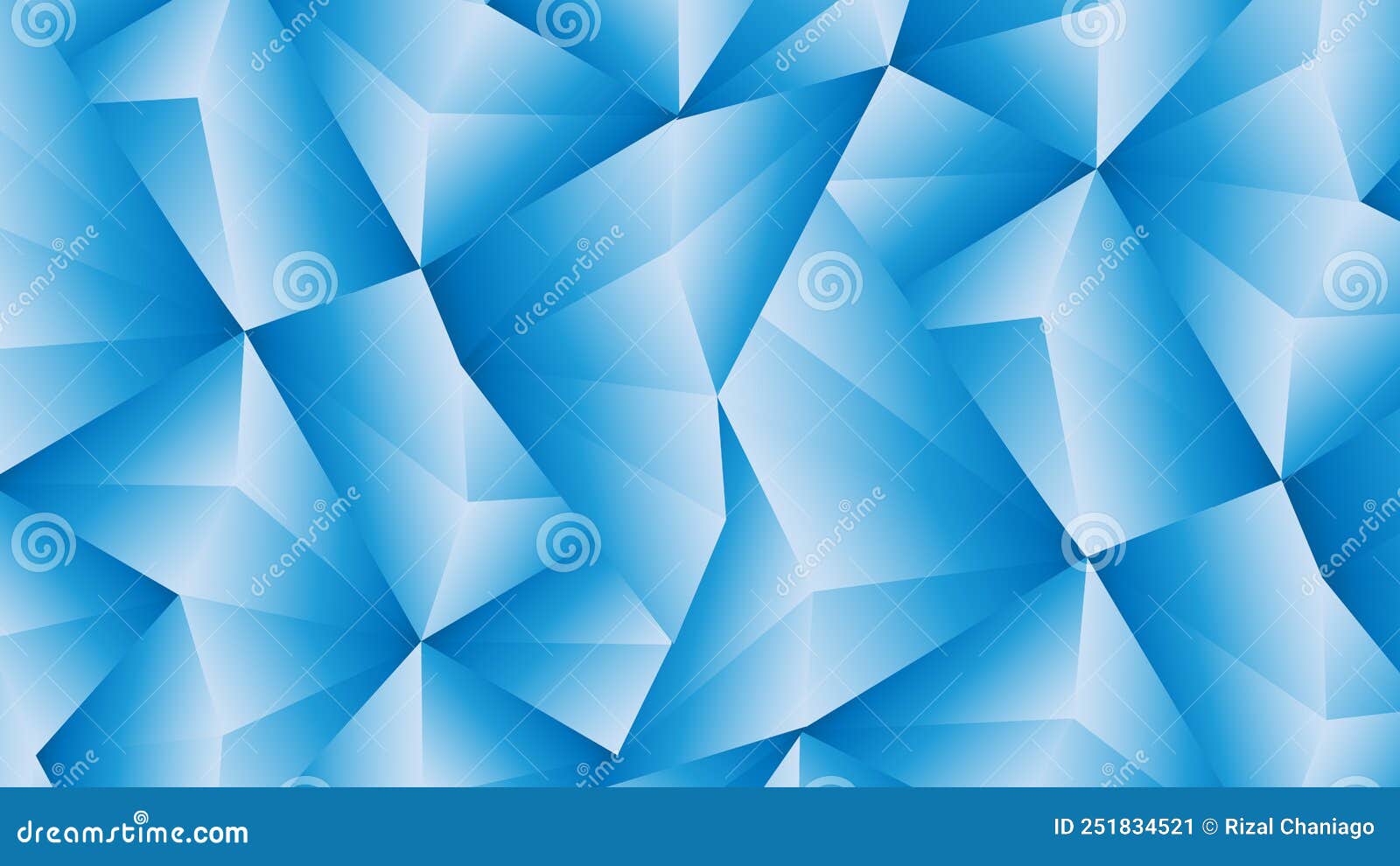 Gradient Blue of Triangle Blocks Stock Illustration - Illustration of ...
