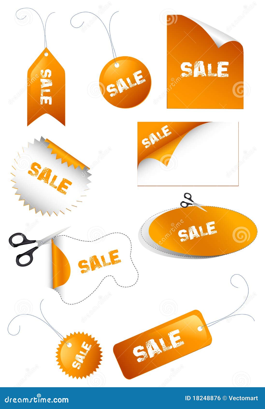 Modifiche di vendita illustrazione vettoriale. Illustrazione di ...