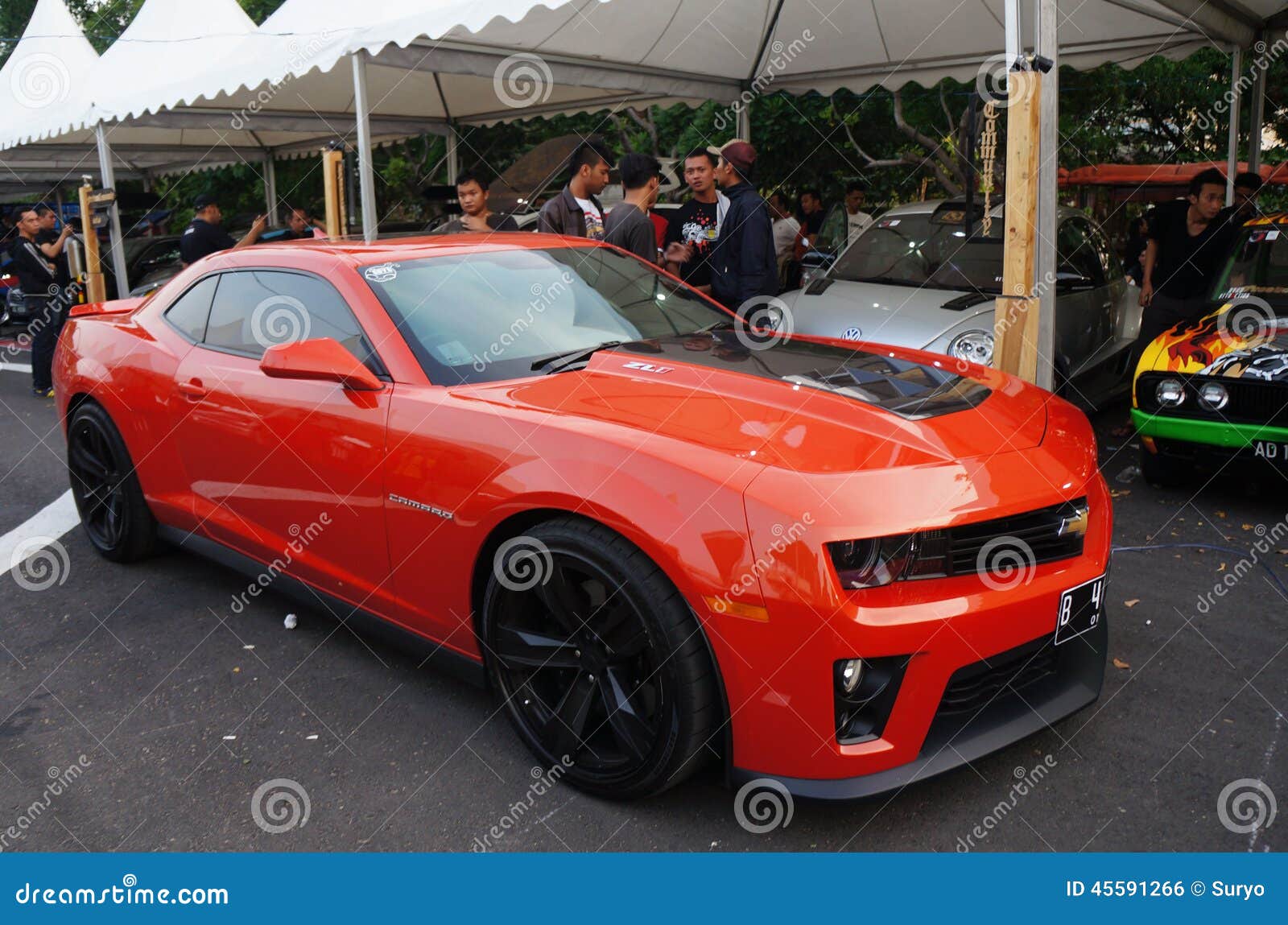 Modified car editorial photo. Image of cars, city, display - 45591266