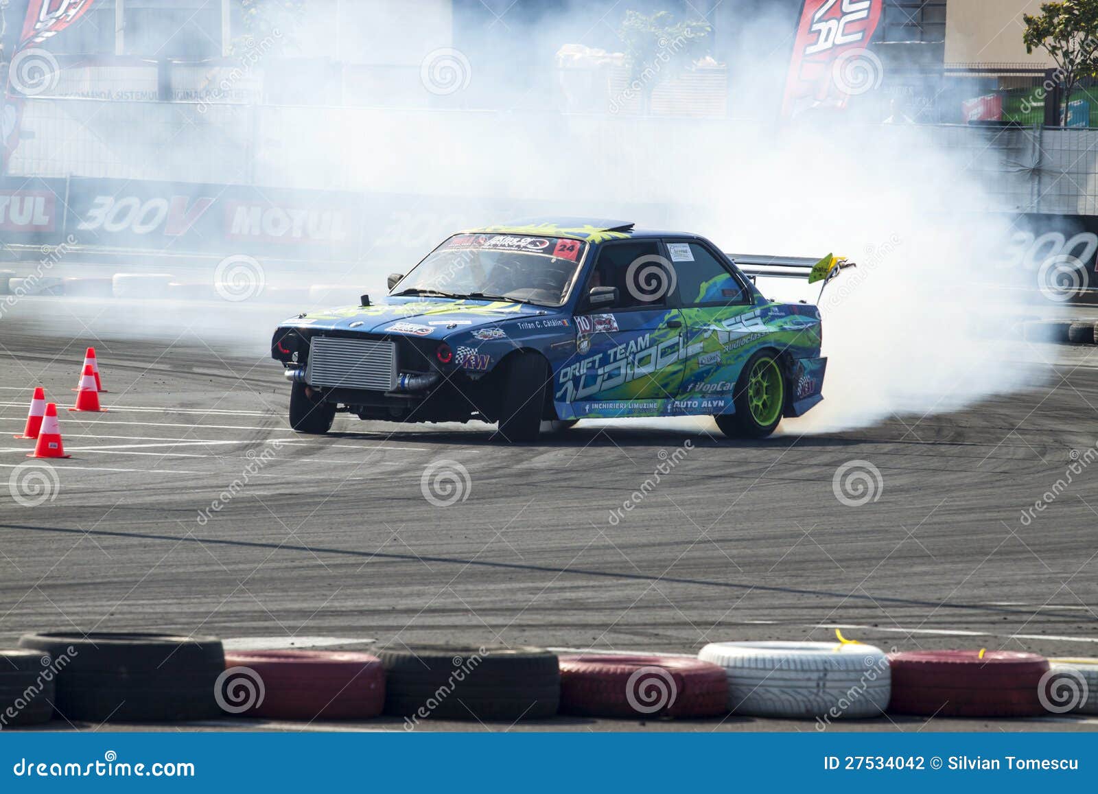 Modified car drifting editorial photography. Image of drifting - 27534042