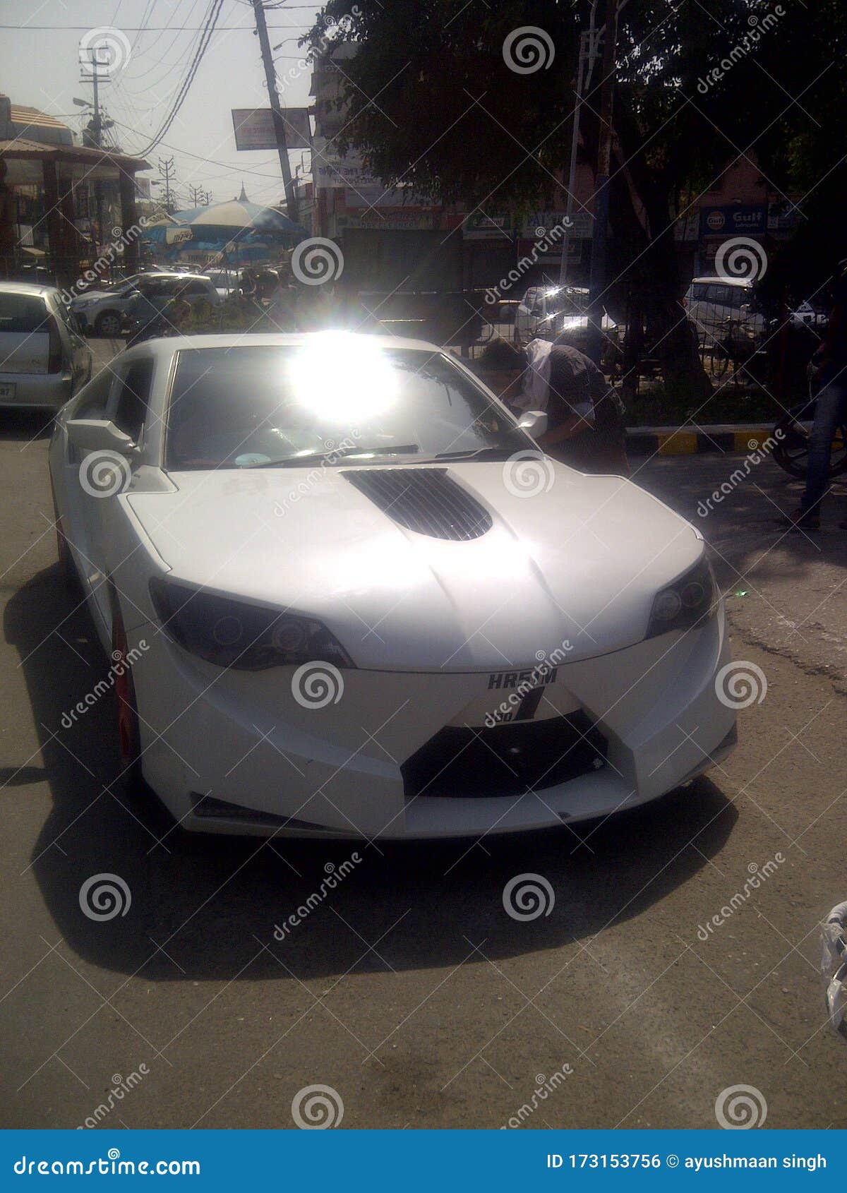 Modified Car White Colour in India Editorial Photo - Image of colour ...