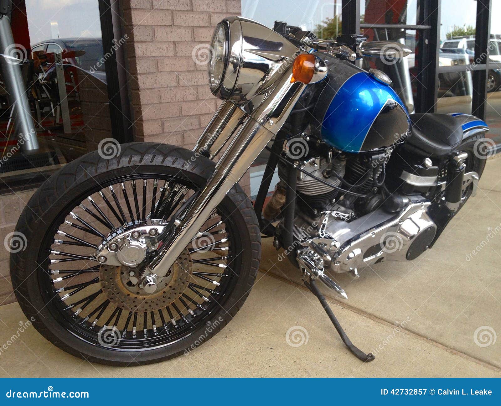 Modified Custom Motorcycle Side View Editorial Photo | CartoonDealer ...