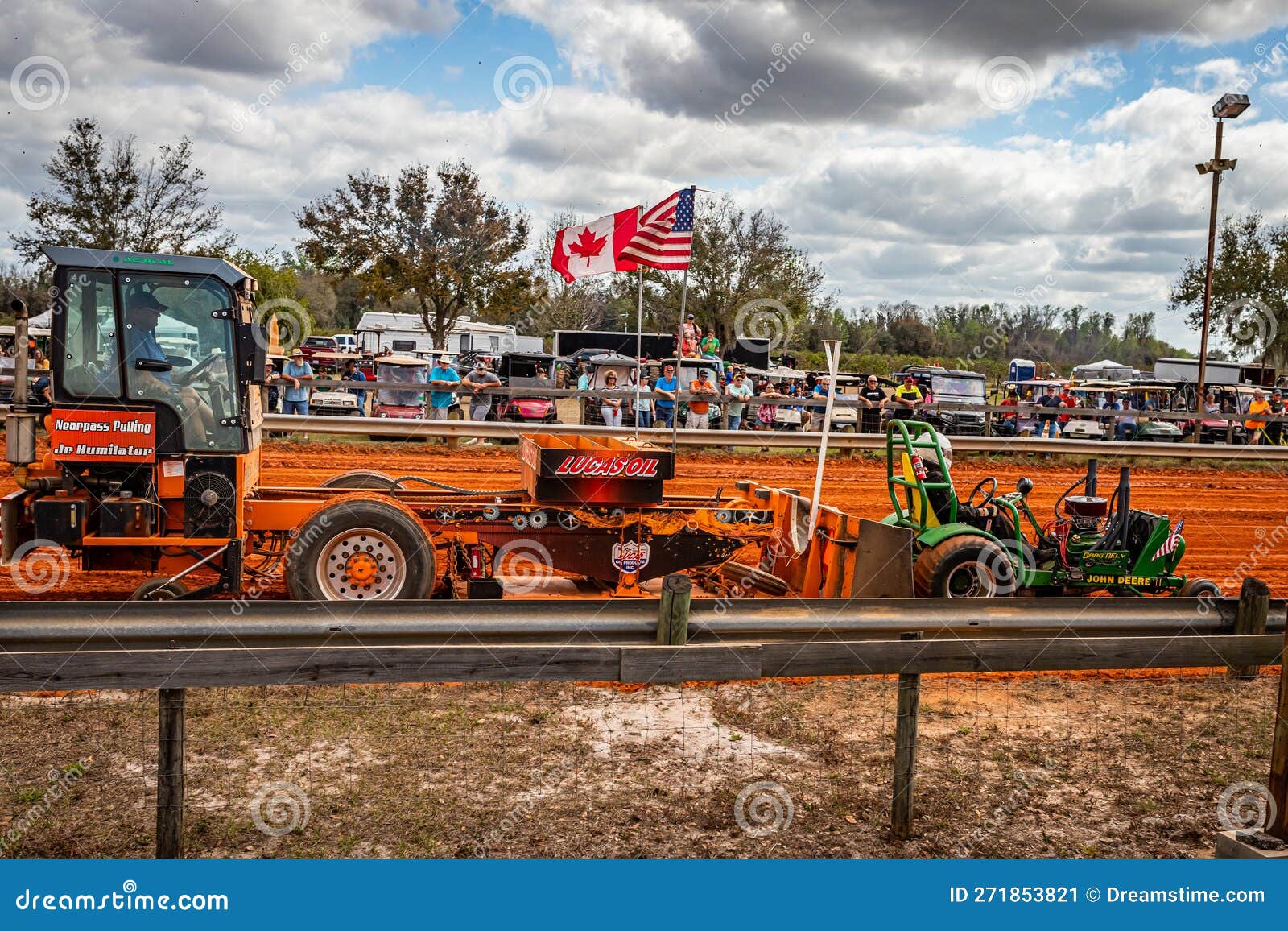 Modified John Deere Mini Tractor Puller Editorial Photo | CartoonDealer ...