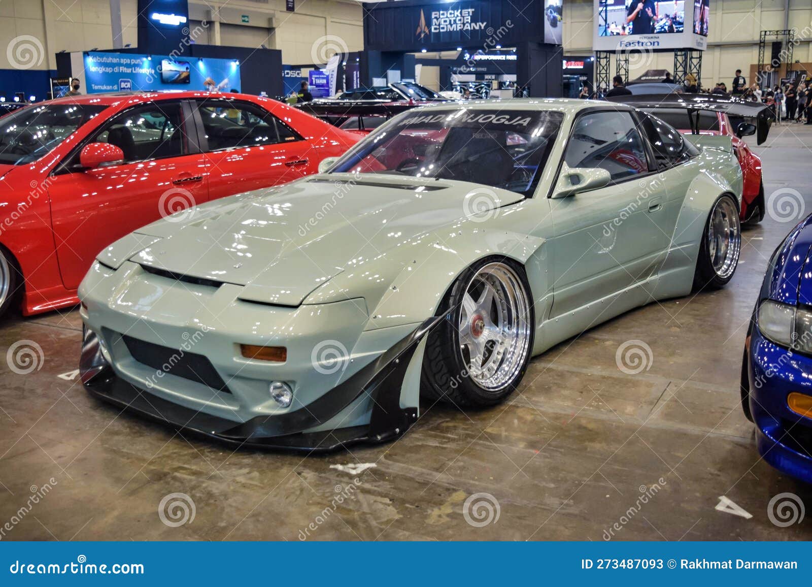 Modified Nissan 200SX S13 in the Elite Showcase Editorial Stock Photo ...