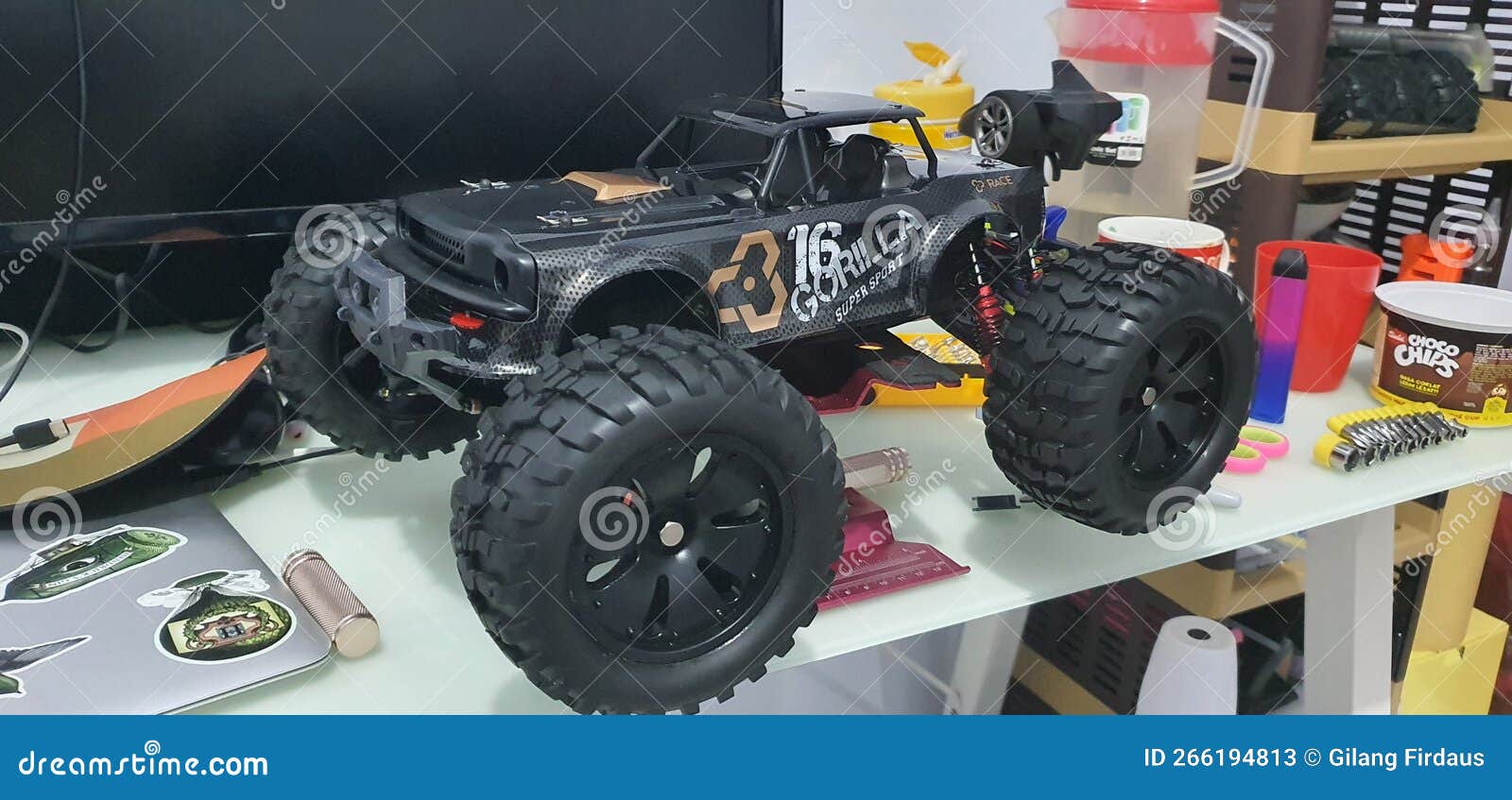 Modified RC car editorial stock photo. Image of remote - 266194813