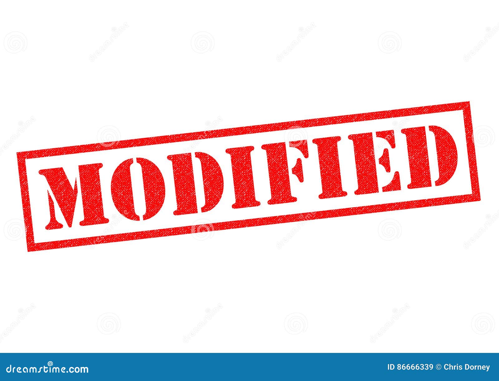 MODIFIED stock illustration. Illustration of revise, correction - 86666339