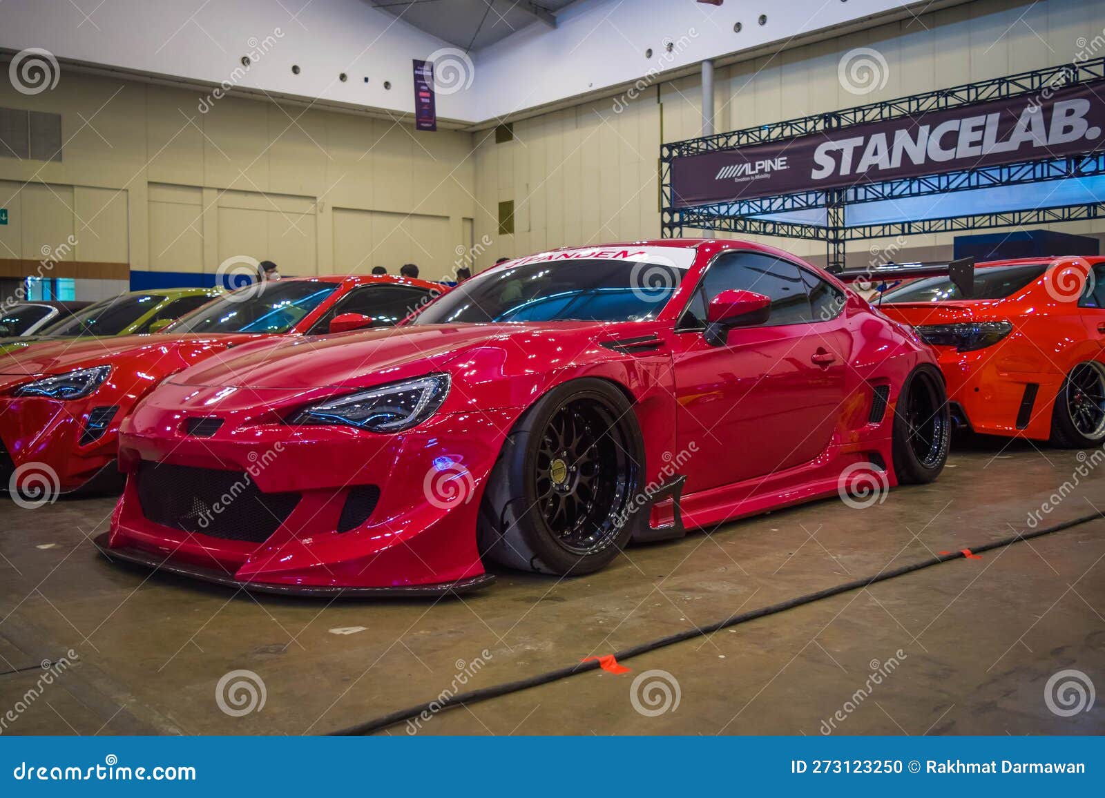 Modified Red Toyota 86 or GT86 in the Elite Showcase Editorial Image ...