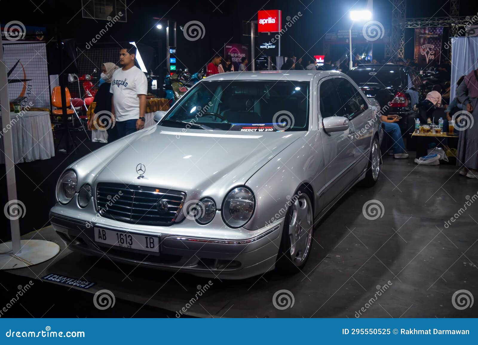Modified Silver Mercedes Benz E 230 W210 Editorial Image - Image of ...