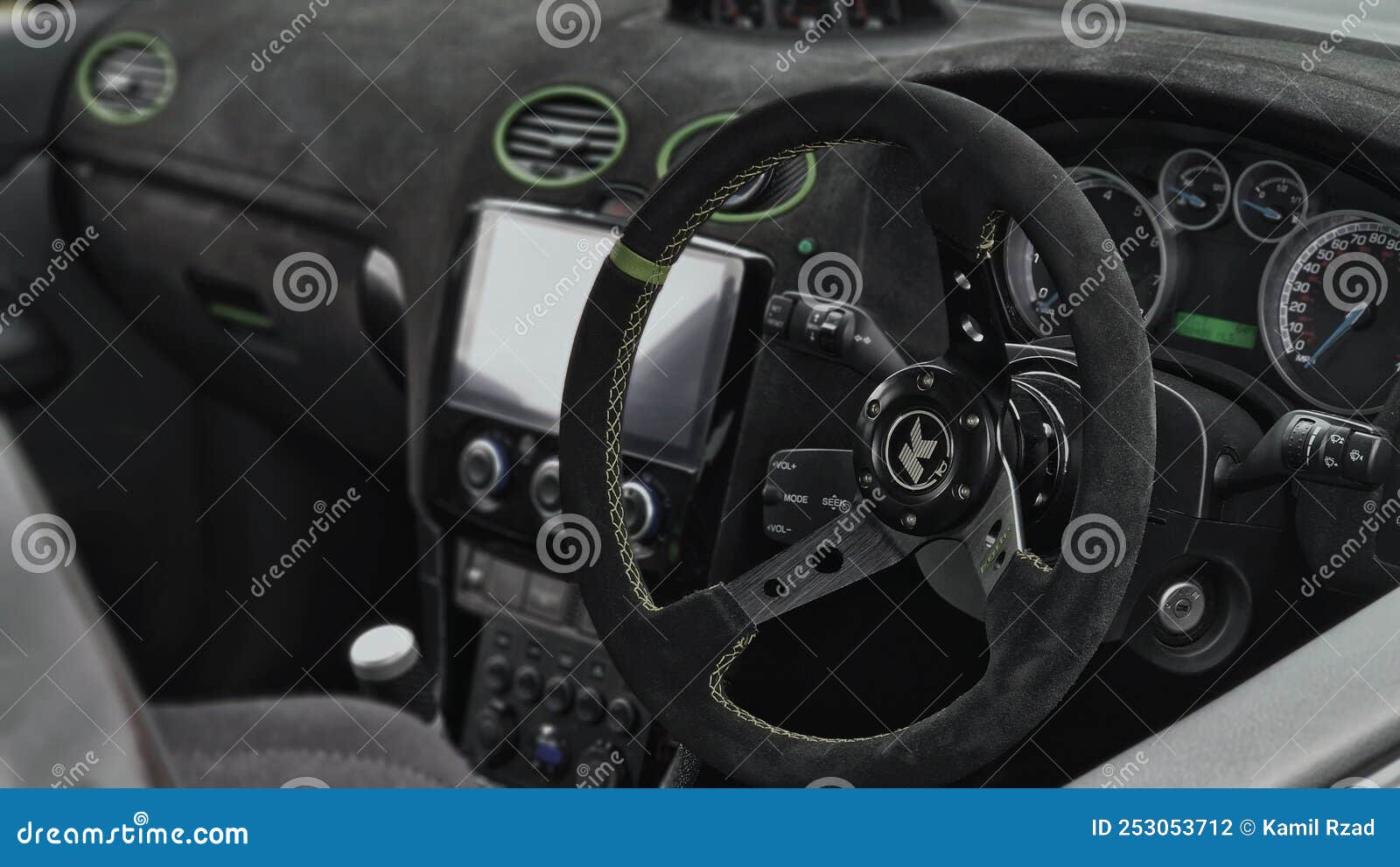 Modified Tuning Car Steering Wheel Editorial Photography - Image of ...