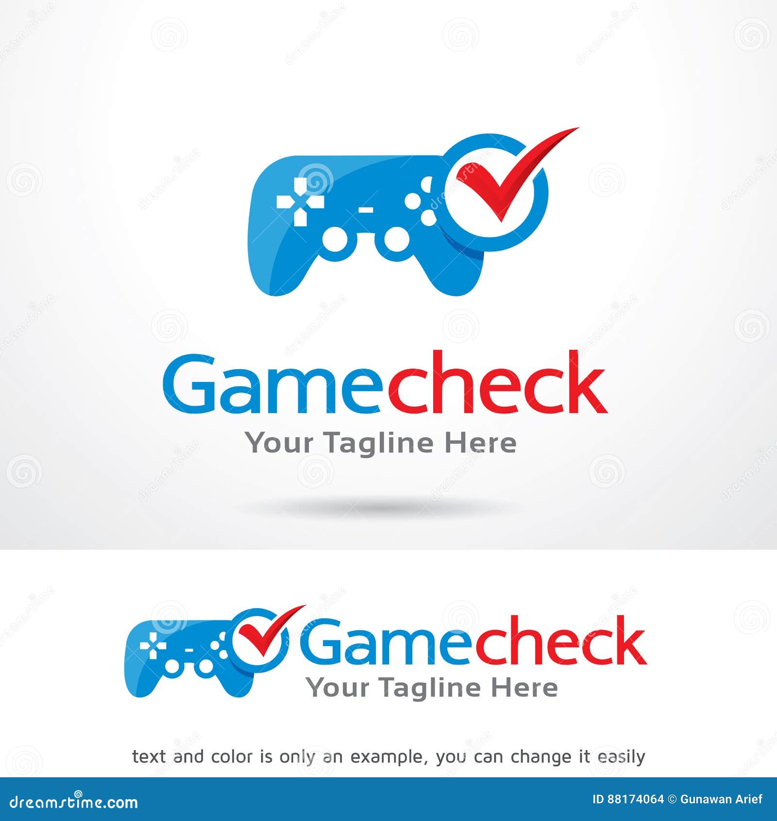 Modig Kontroll Logo Template Design Vector Vektor Illustrationer ...