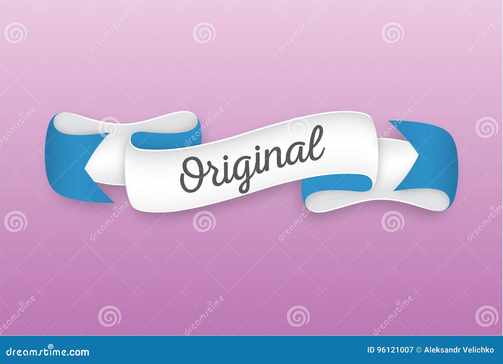 Modisches Retro- Band Mit Text Vorlage Bunte Fahne Mit Rippe Vektor ...