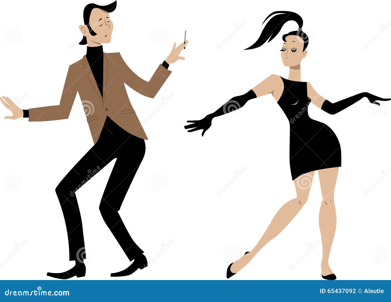 Mods stock vector. Illustration of style, woman, leisure - 65437092