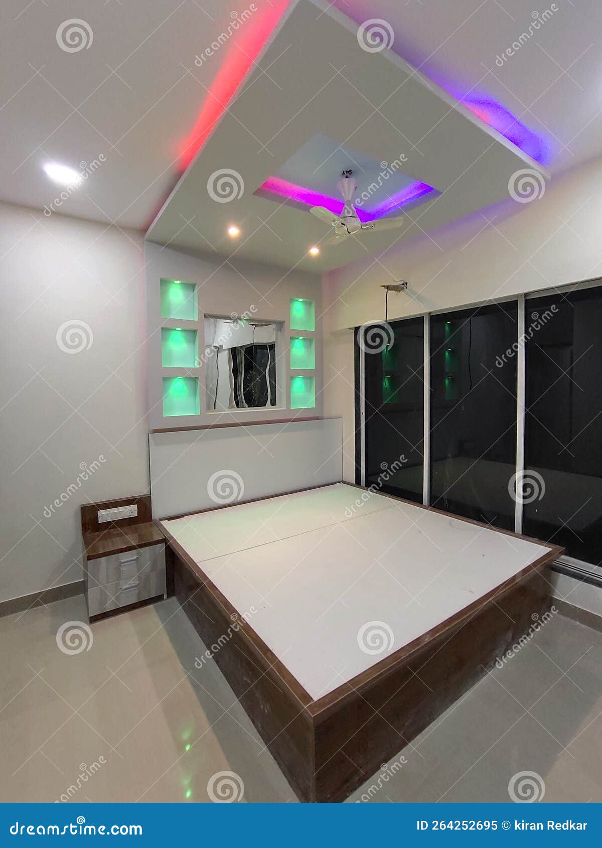 Modular bed master room stock image. Image of room, master - 264252695