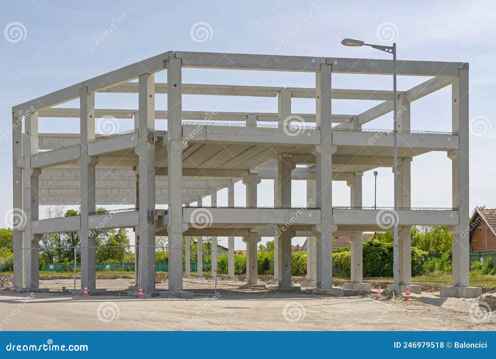 Modular Concrete Blocks Riprap, Also Known As Rip Rap, Rip-rap, Shot ...