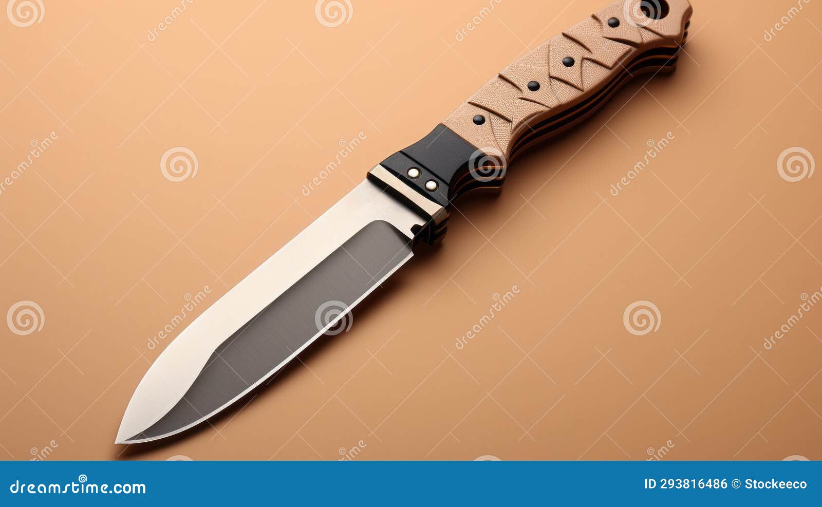 Modular Design Knife: a Blend of Natural and Man-made Elements Stock ...