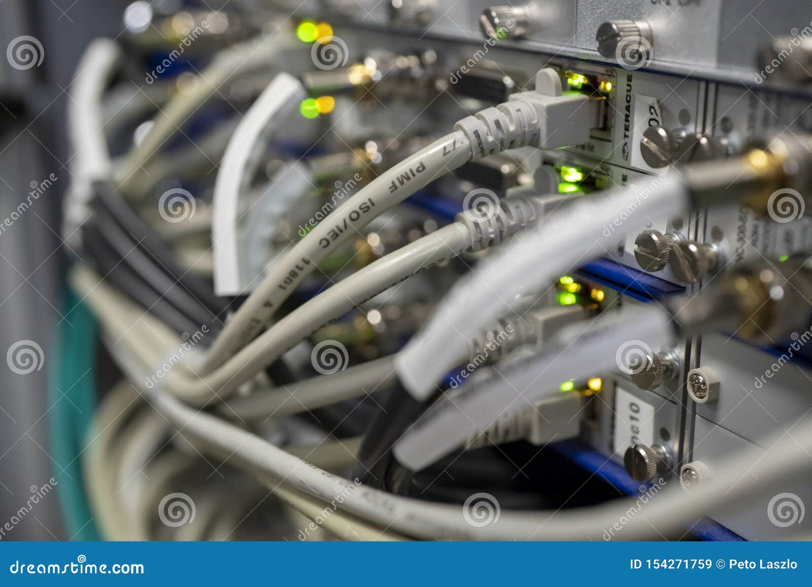 Modular DVB To IP Gateway System for IPTV Headends Encoders Stock Image ...