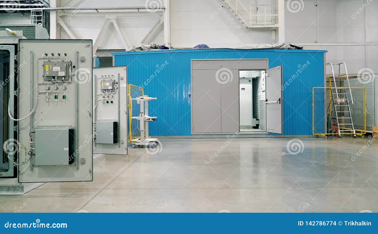 Modular Electrical Substation With Microprocessor Control Entrance