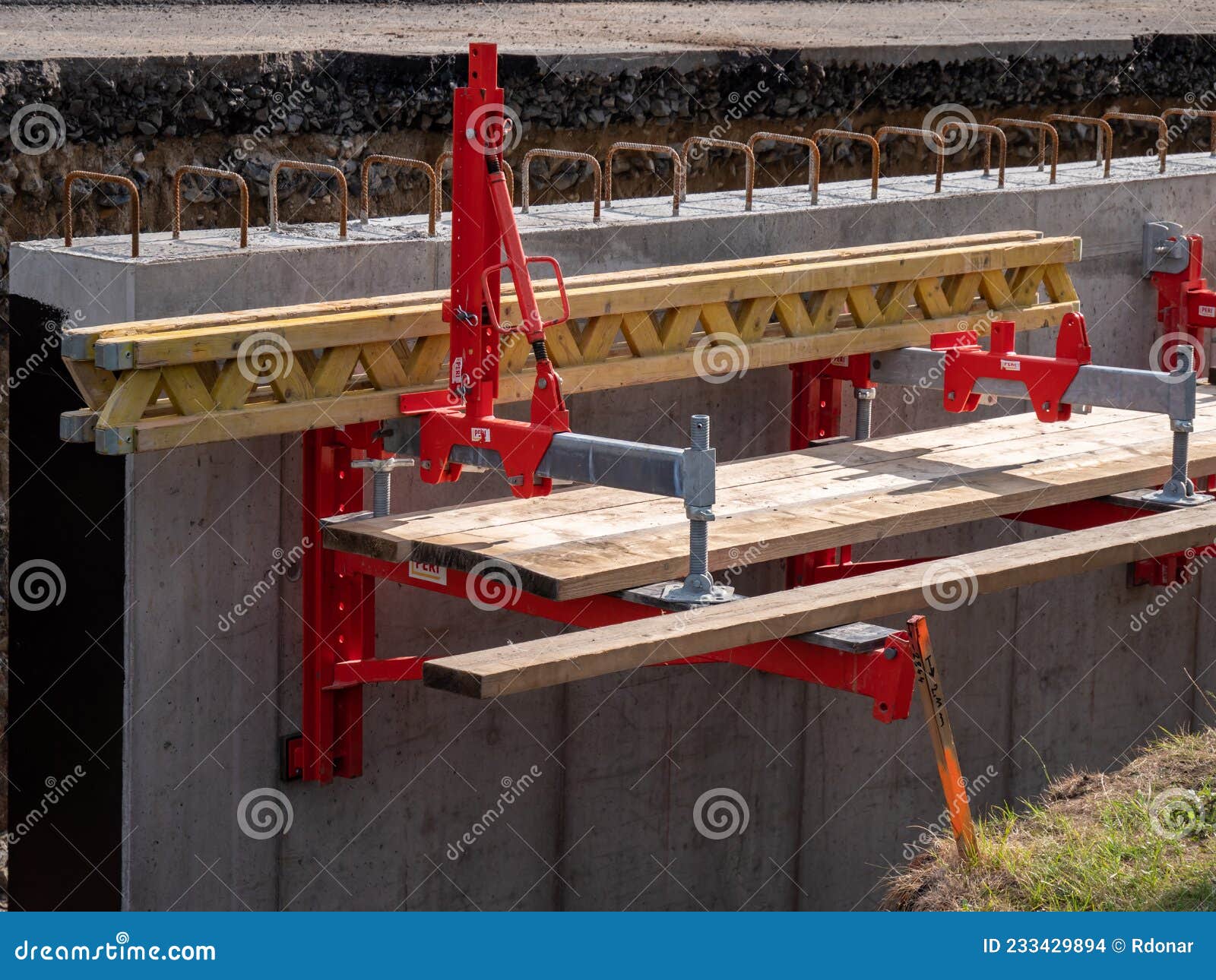 Modular Concrete Blocks Riprap, Also Known As Rip Rap, Rip-rap, Shot ...