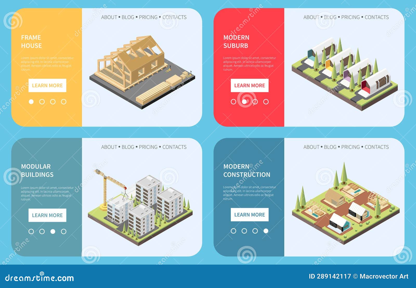 Modular Frame Building Set Cartoon Vector | CartoonDealer.com #213352049