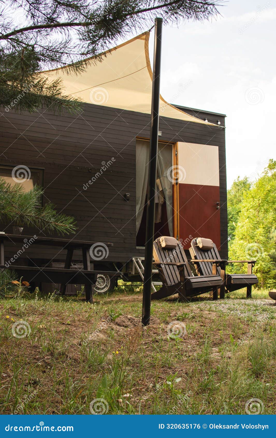 Modular Frame House With Panoramic Windows On The Edge Of A Pine Forest ...