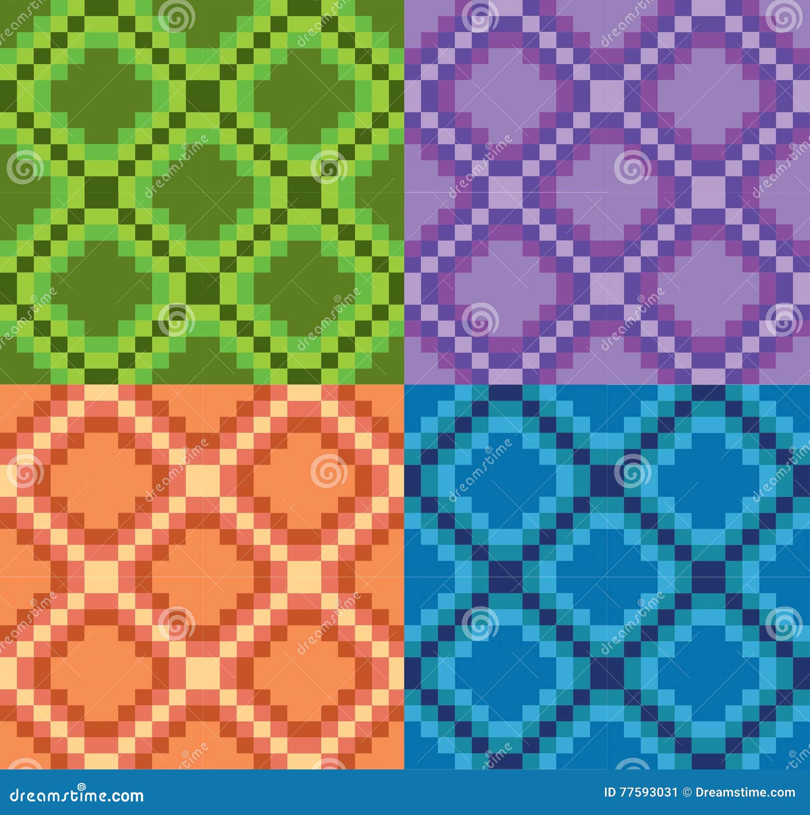 Modular Pattern Vector Leaf | CartoonDealer.com #80201608