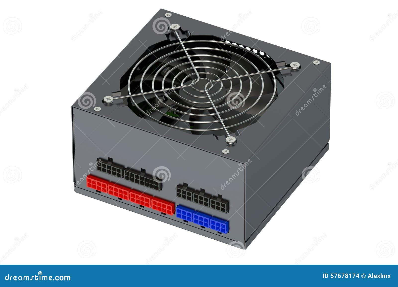 Modular power supply stock illustration. Illustration of outlet - 57678174