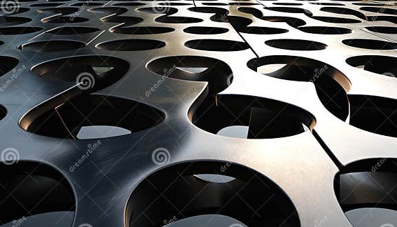 Modular Structure with Repeating Patterns, Showcasing Unique Design ...