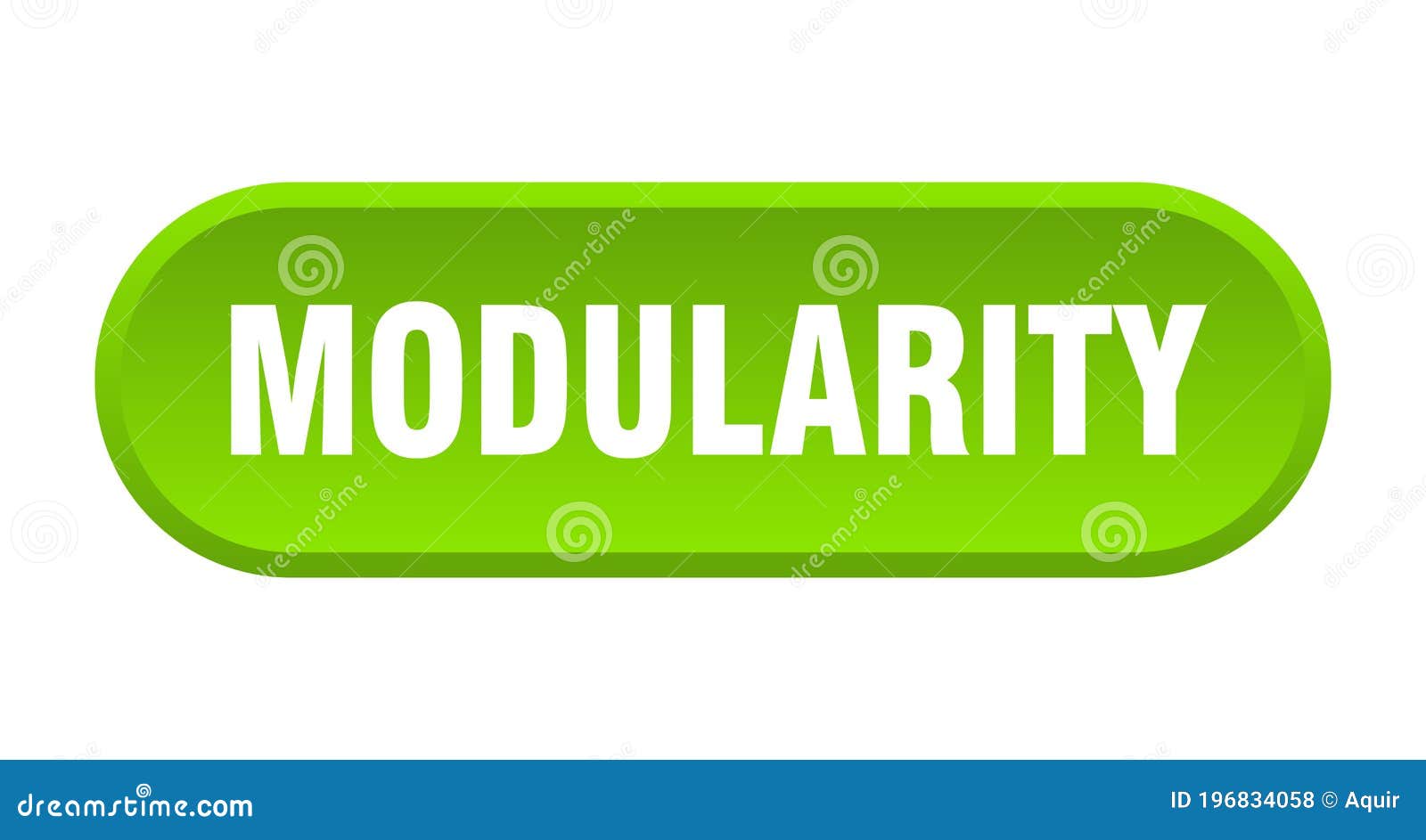 Modularity button stock vector. Illustration of flat - 196834058