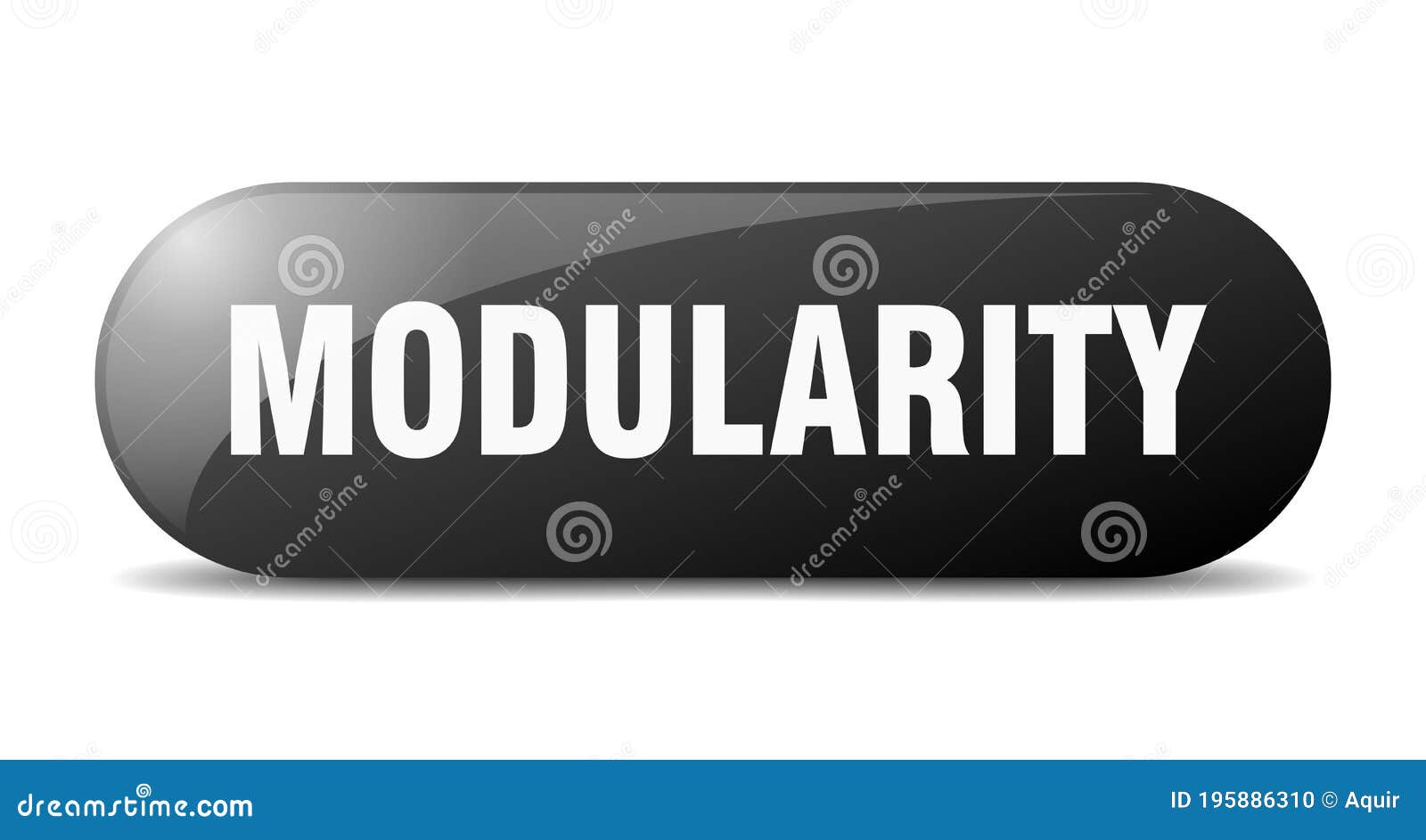 Modularity Button. Modularity Sign. Key. Push Button Stock Vector ...