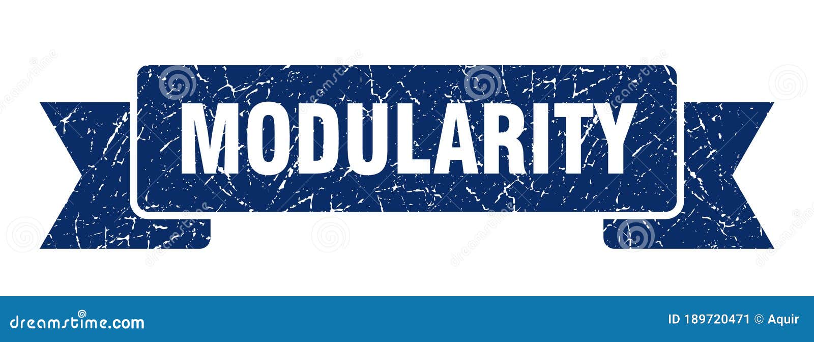 Modularity Ribbon. Modularity Grunge Band Sign Stock Vector ...