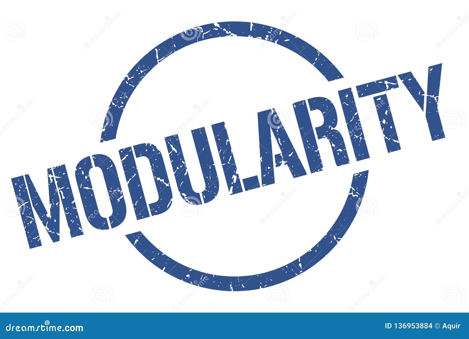 Modularity stamp stock vector. Illustration of peeler - 136953884