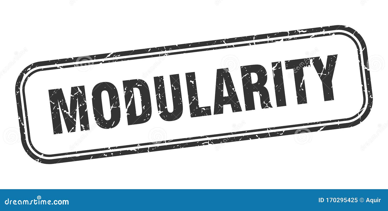 Modularity Stamp. Modularity Square Grunge Sign Stock Vector ...