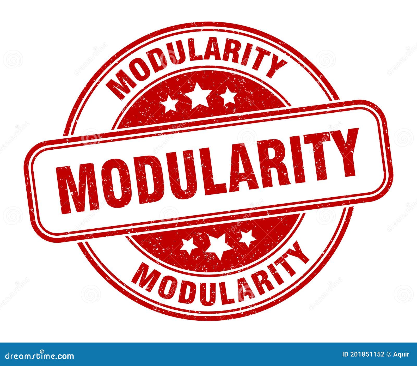 Modularity Stamp. Modularity Round Grunge Sign Stock Vector ...
