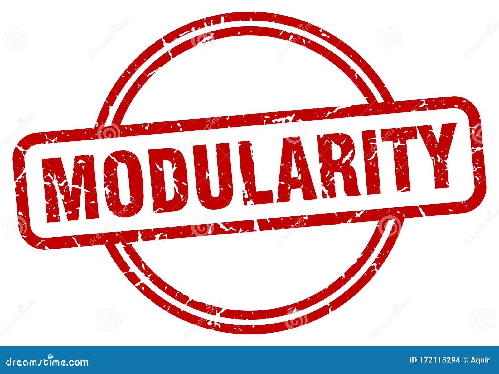 Modularity Stamp. Modularity Round Grunge Sign Stock Vector ...