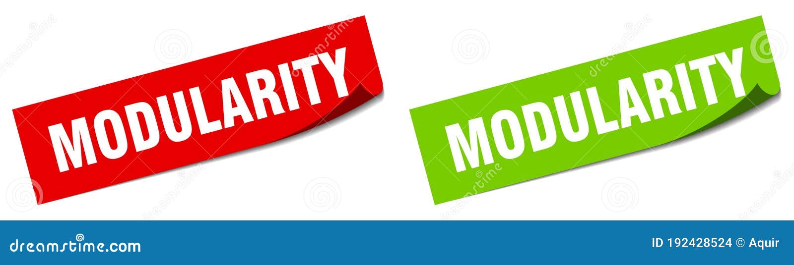 Modularity Sticker. Modularity Sign Set Stock Vector - Illustration of ...