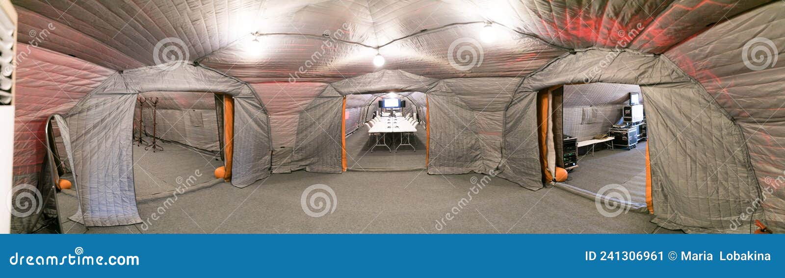 Module Pneumo Frame Mobile Command Post Stock Image - Image of field ...