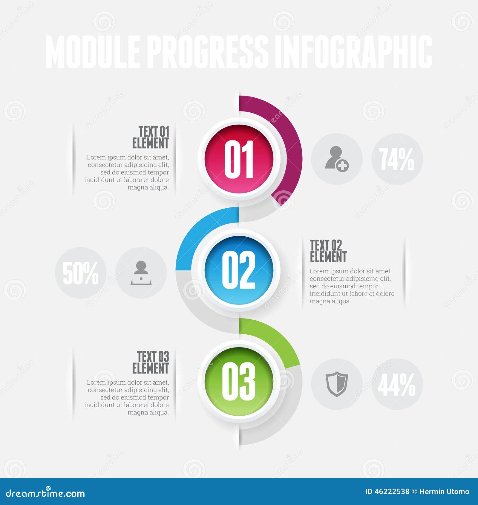 Module Progress Infographic Stock Vector - Illustration of graphical ... Module Progress Infographic Stock Vector - Illustration of graphical ...