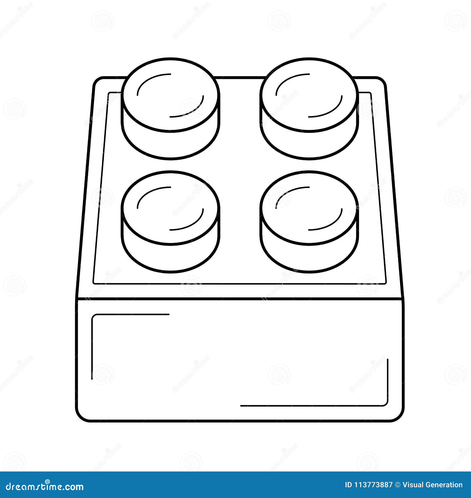 Module line icon. stock vector. Illustration of graphic - 113773887