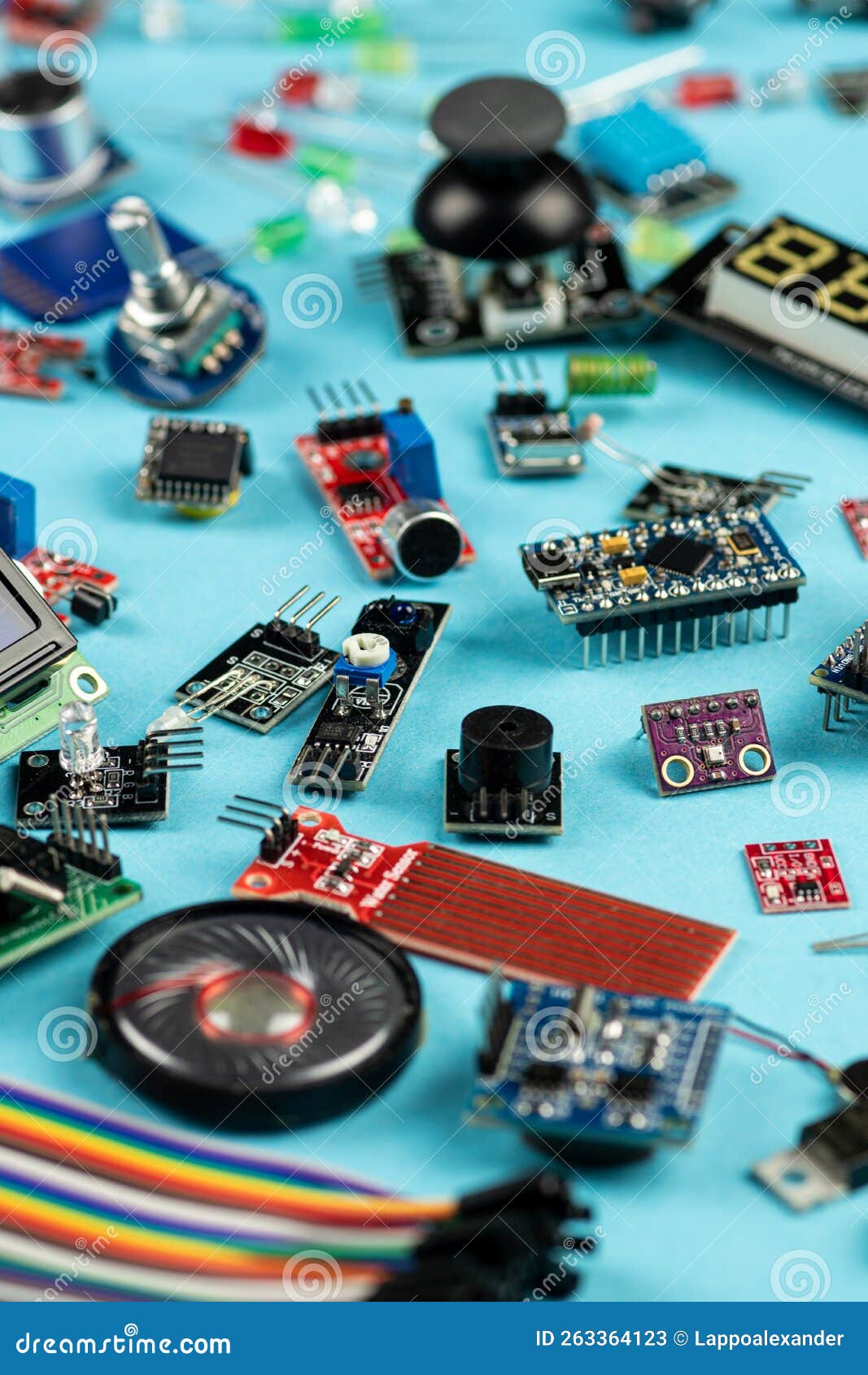 Modules of the Electronic Designer for Training Stock Image - Image of ...