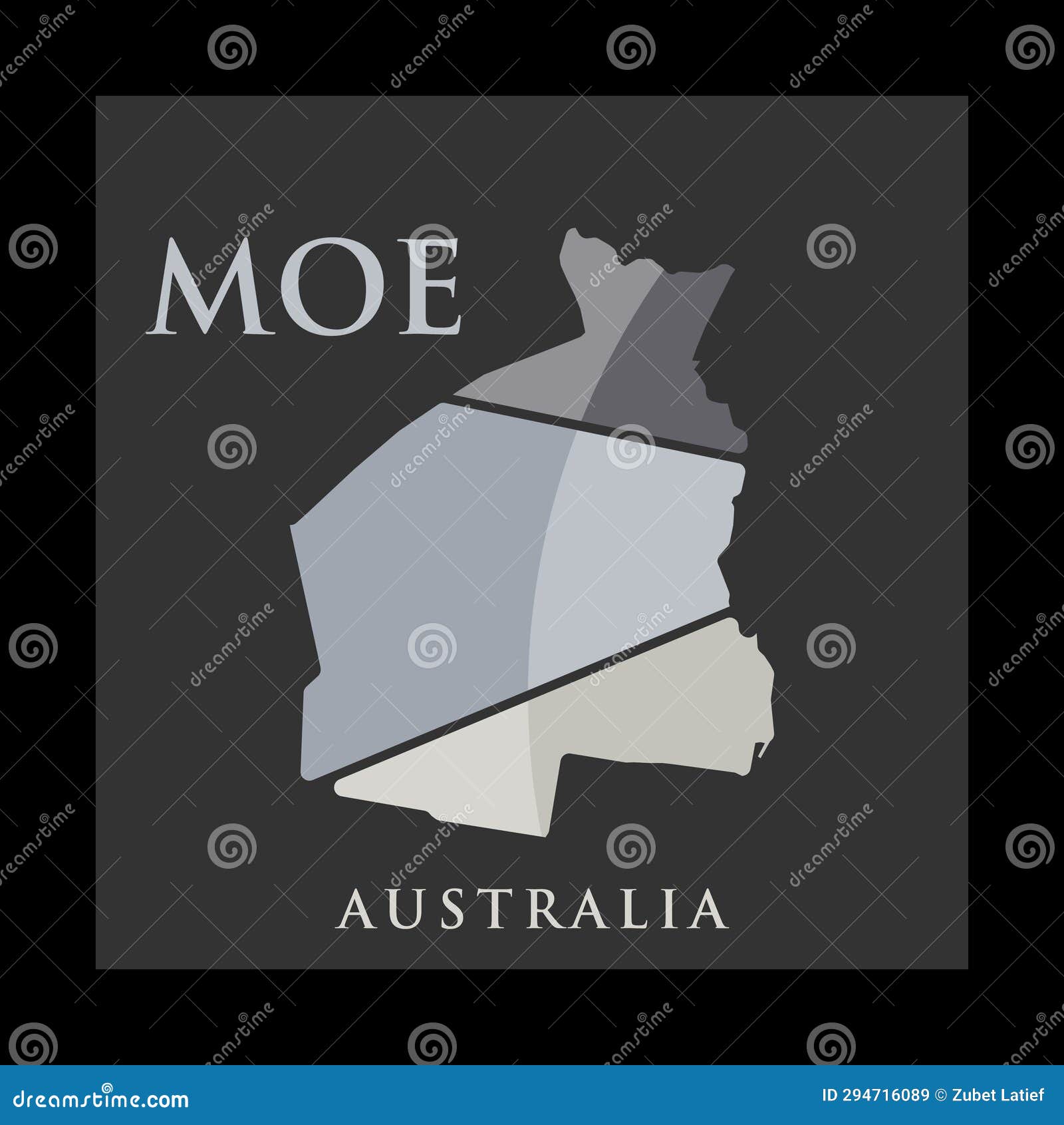 MOE City Map Geometric Simple Logo Stock Illustration - Illustration of ...
