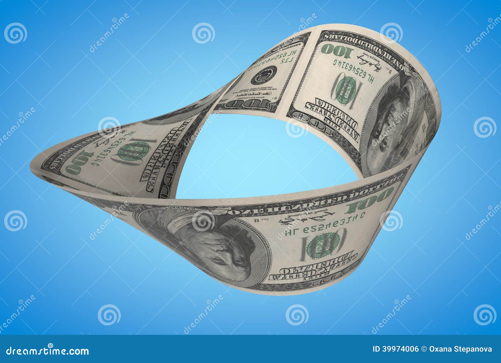 Moebius Strip Rainbow Colored Moebius Band Vector Illustration ...