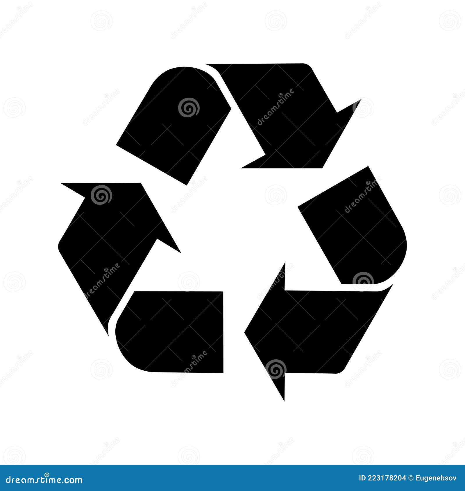 Moebius Loop Simple Icon on Product Packaging and Box Stock Vector ...