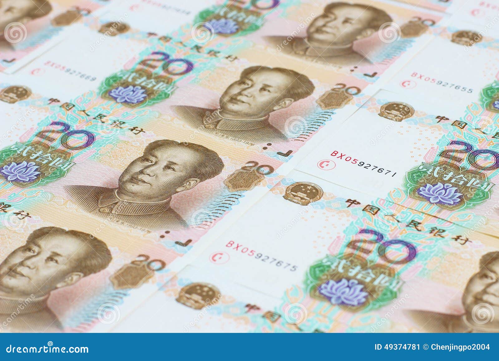 A moeda chinesa imagem de stock. Imagem de presidente - 49374781