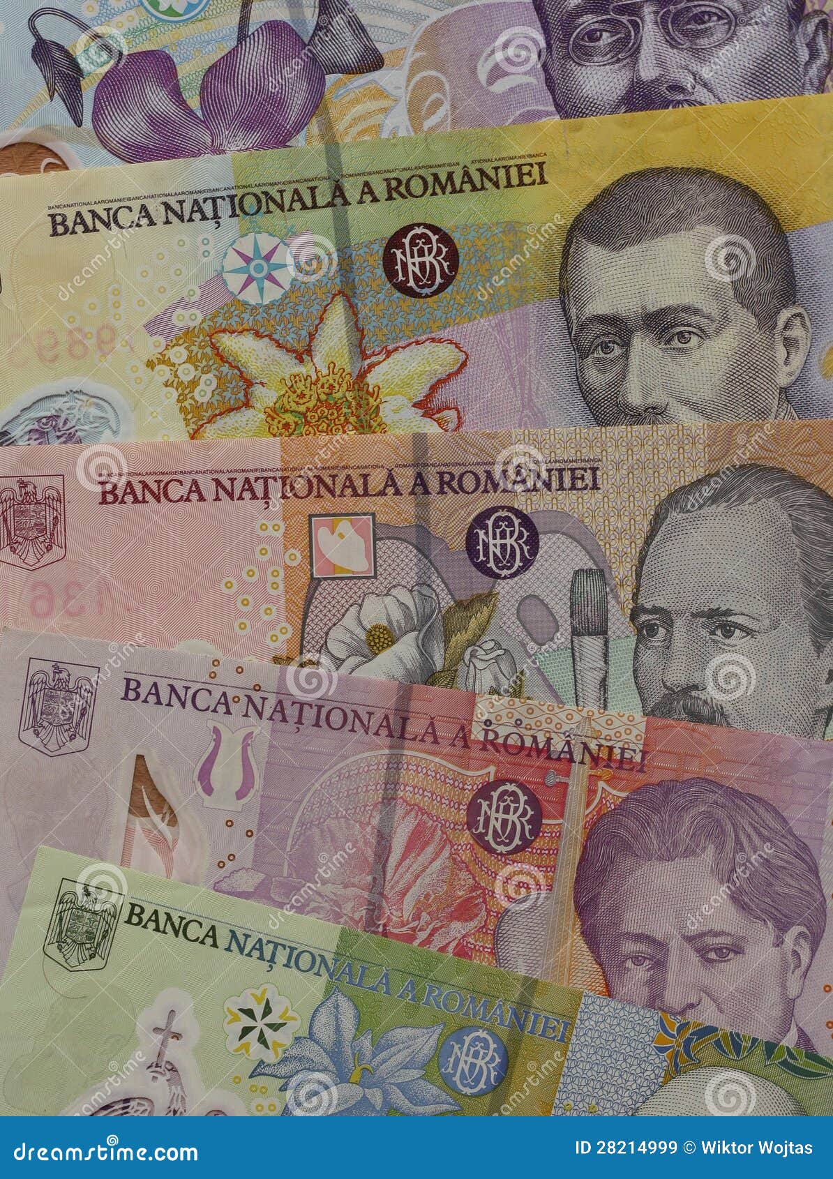 Moeda de Romania imagem de stock. Imagem de notas, romano - 28214999