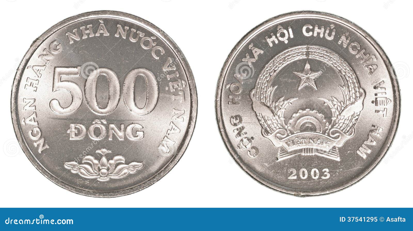 Moeda Do Dong De 500 Vietnamitas Imagem de Stock - Imagem de troca ...