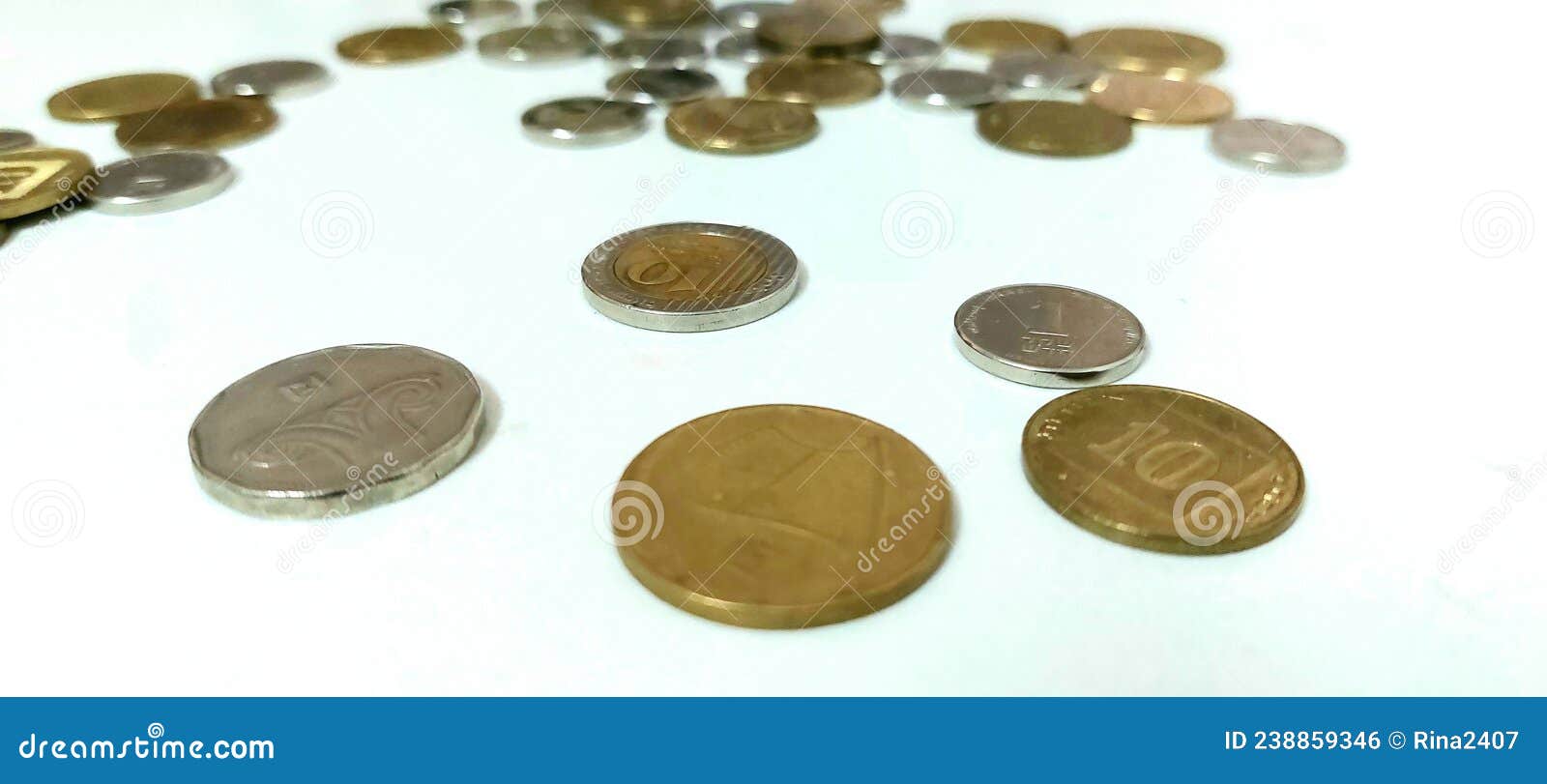 Moedas De Prata E De Ouro Israeli Shekel Foto de Stock - Imagem de ...