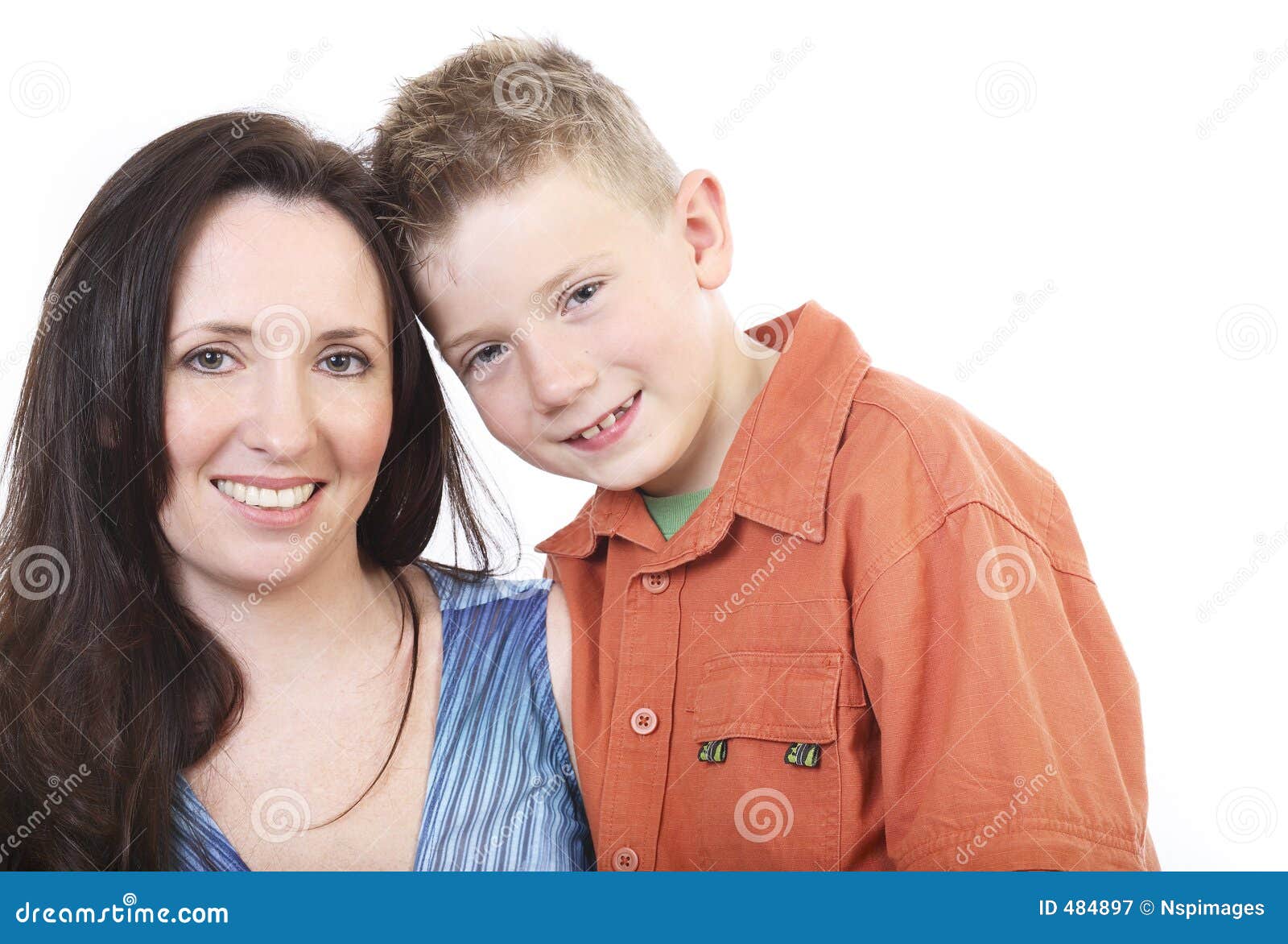 Moeder en zoon stock afbeelding. Image of lang, gelukkig - 484897